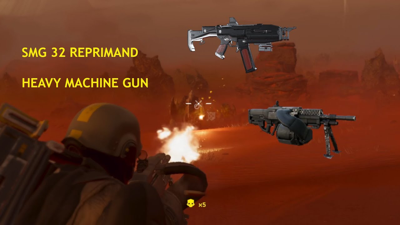 HELLDIVERS 2 || HEAVY MG PAIRED WITH SMG - 32 REPRIMAND - YouTube