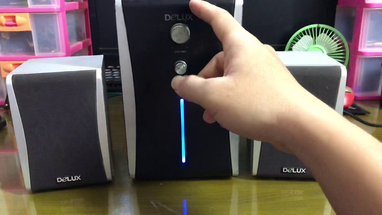 Test loa vi tính 2.1 Delux ( đã bán ) - YouTube