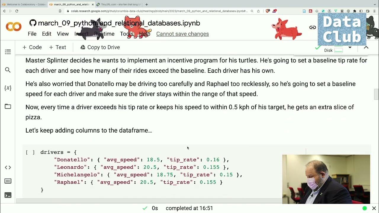 Python and Relational Databases | Columbia Data Club - 2023.03.09 - YouTube