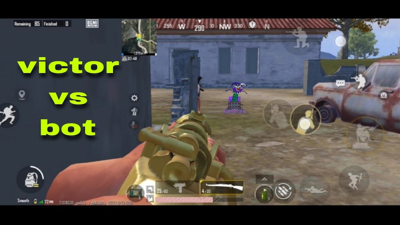 bot vs victor funny moments.. #pubg #victor #viral - YouTube