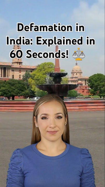Defamation in India: What is defamation case ⚖️ #law #lawstudents #defamation - YouTube