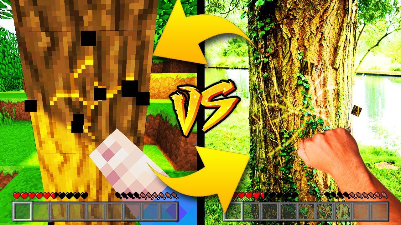 MINECRAFT VS PRAWDZIWE ŻYCIE - YouTube