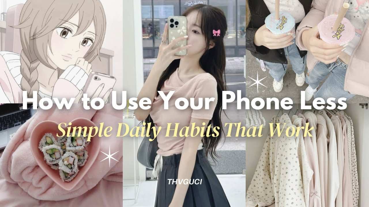 How to Use Your Phone Less and Be More Productive | Simple Daily Habits ...