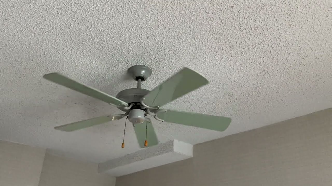 Grey Nadair Mini Designer ceiling fan - YouTube