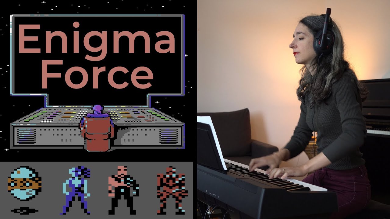 Fred Gray - Enigma Force Main Theme (C64, Piano Cover) - YouTube
