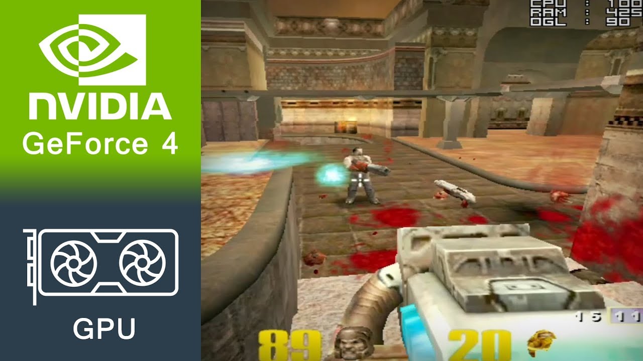 Quake 3 Arena Gameplay GeForce 4 - YouTube