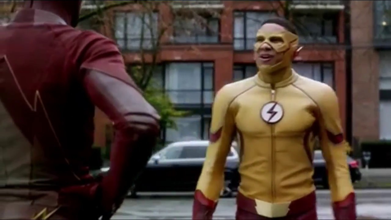 The Flash vs Kid Flash Race | CW The Flash - YouTube