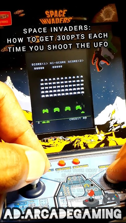 Space Invaders- Score 300 points Each Time Shooting The Mystery Ship ...