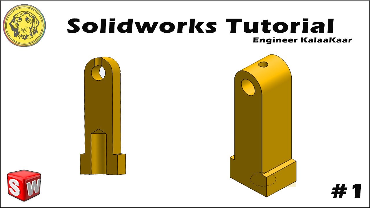 Solidworks Tutorial for Beginners | Solidworks Tutorials | " CRANK ...