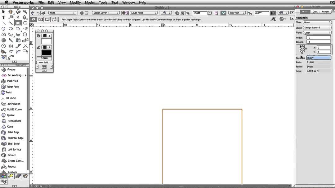 Rectangle Tool - YouTube