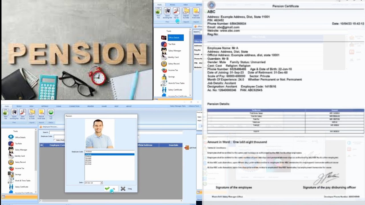 Pension | Pension Certificate | Payroll Management | Accounting ...