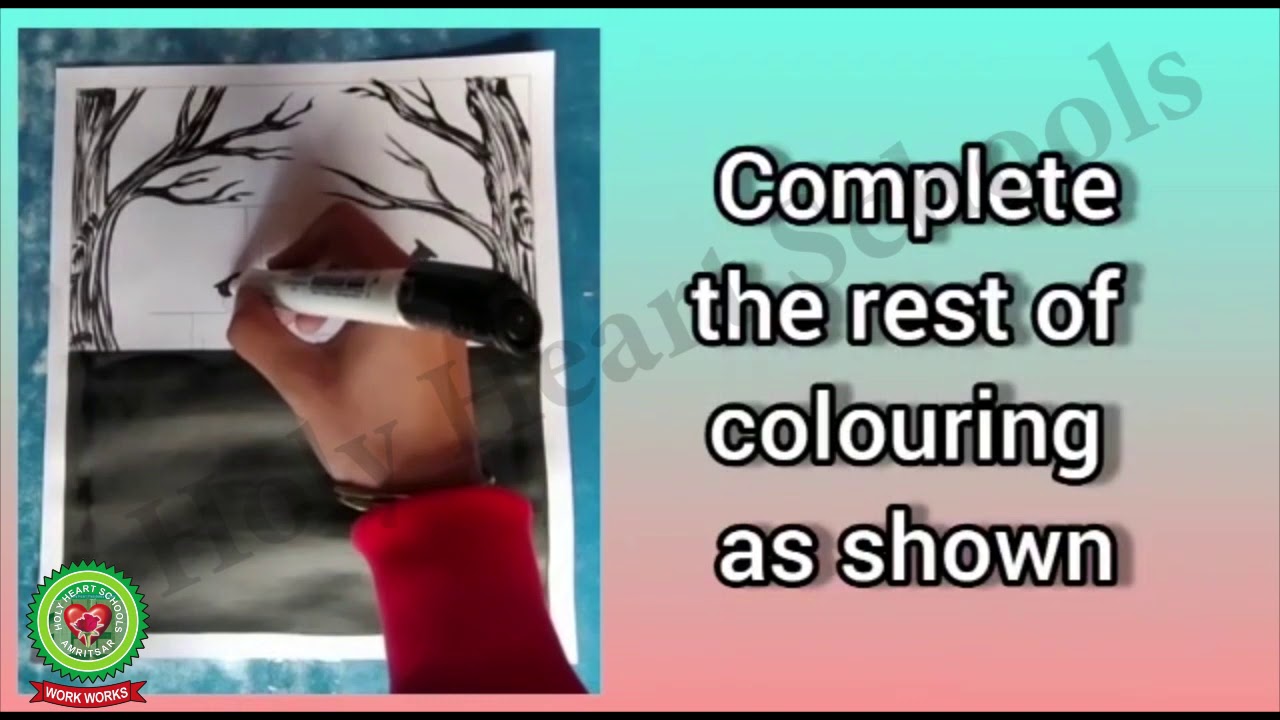 Book Sene 2 Class 9 Drawing Holy Heart Schools - YouTube