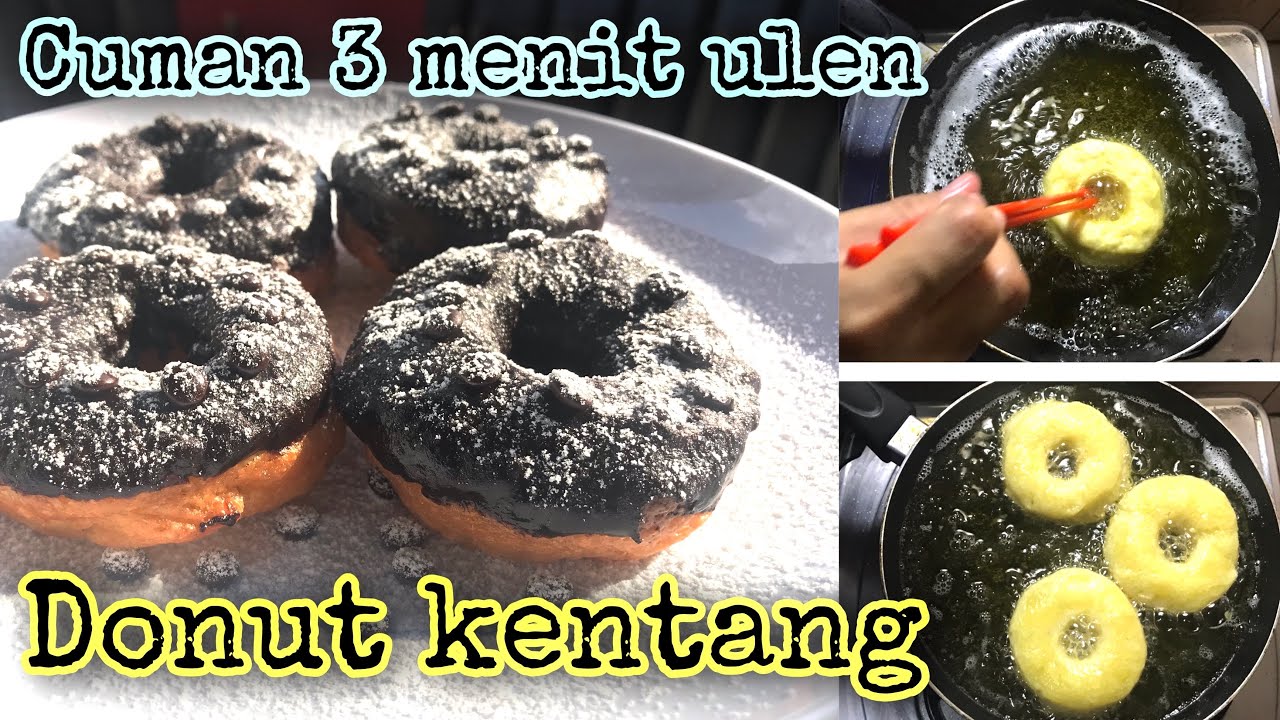 Cara Membuat Donut Kentang | Resep Donut Kentang | Tanpa Mixer | How to ...