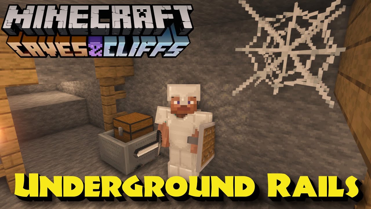 "Underground Rails" - Minecraft - 1.17.1 - Episode 6 - YouTube