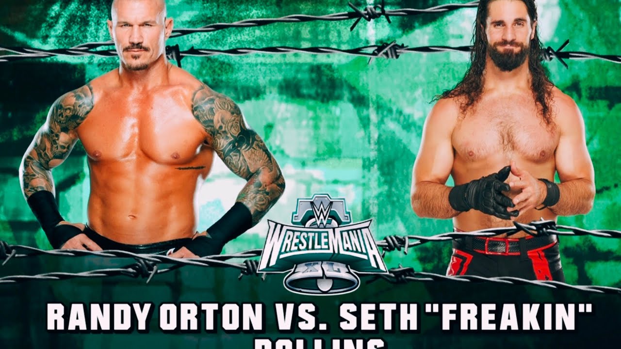 FULL MATCH - seth rollins vs randy orton wrestlemania 31 | WWE 2k24 ...