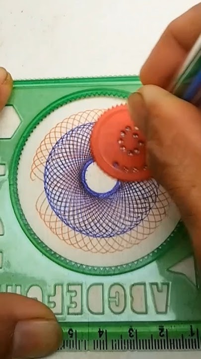 Part 887 || The blue circular spirograph pattern is impressive #spirograph #spirographdrawing # ...