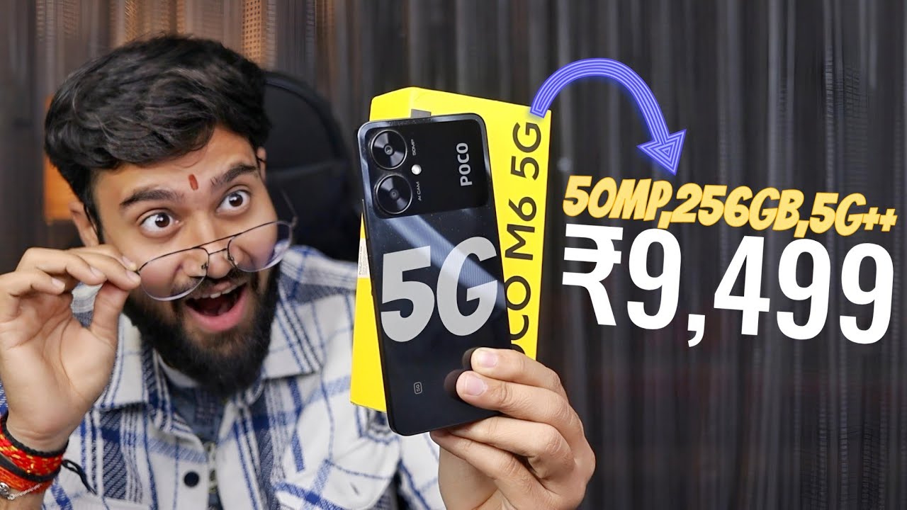 POCO M6 5G Review After 7 Days - The BEST 5G Phone ₹9,499 😱 - YouTube