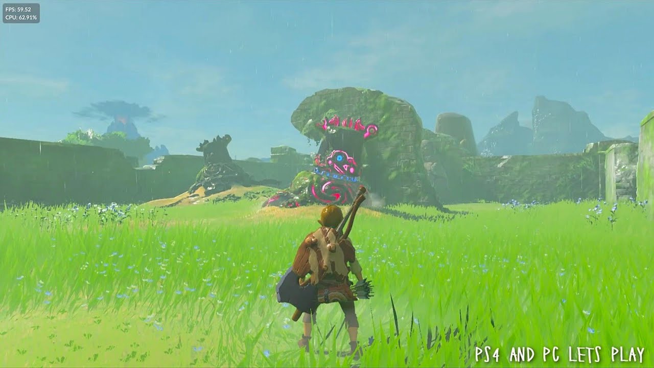Beautiful ZELDA Breath Of The Wild No cel shading Gameplay 5K internal ...