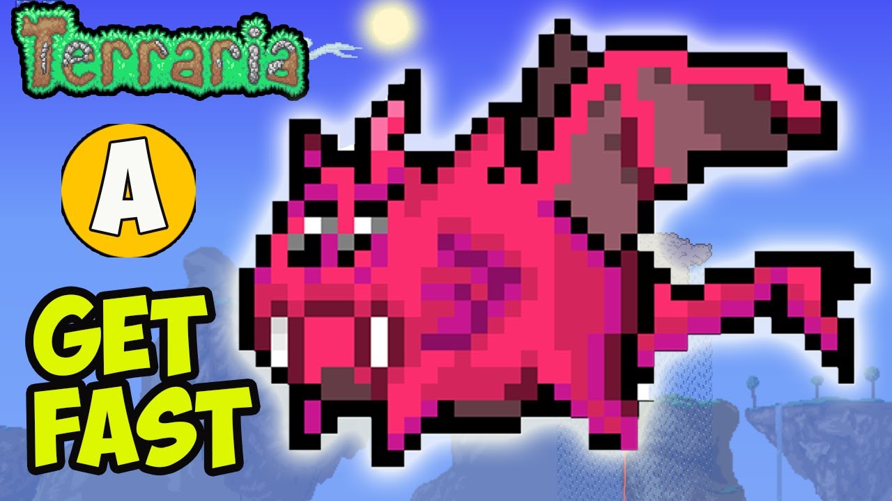 Terraria how to get Pigron Mount (EASY) | Terraria Pigron Mount - YouTube