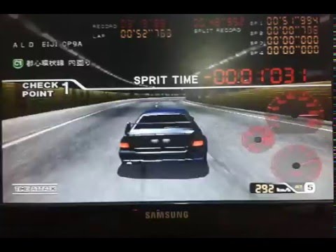 Wangan Midnight PS2 C1 Inward time attack 3'17'687 (Eiji's Evo V) - YouTube