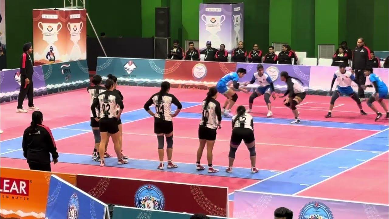 Haryana vs Himachal Pradesh girls 1st Half // 38th National Games Kabaddi // subscribe ...