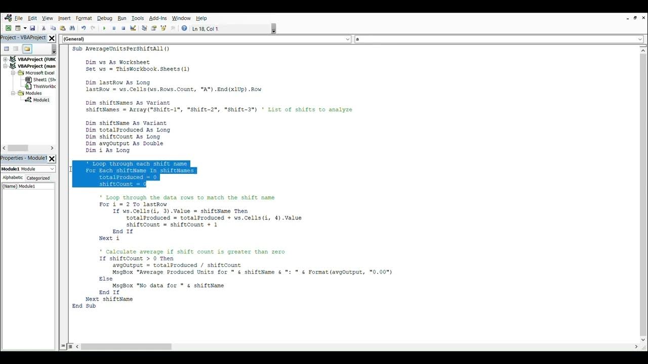 Supply Chain Analysis 63 Manufacturing VBA Automatization 1 - YouTube