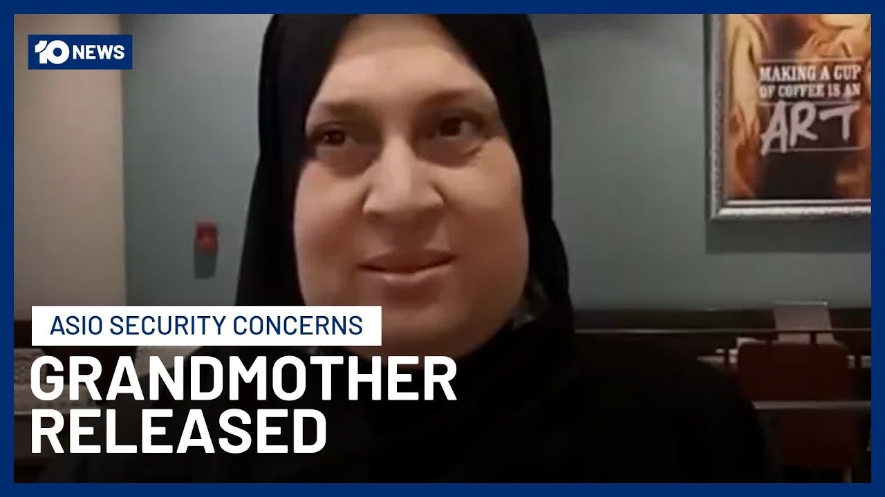 Sydney Grandmother From Gaza Deemed ASIO ‘Security Risk’ Freed Overnight | 10 News - YouTube
