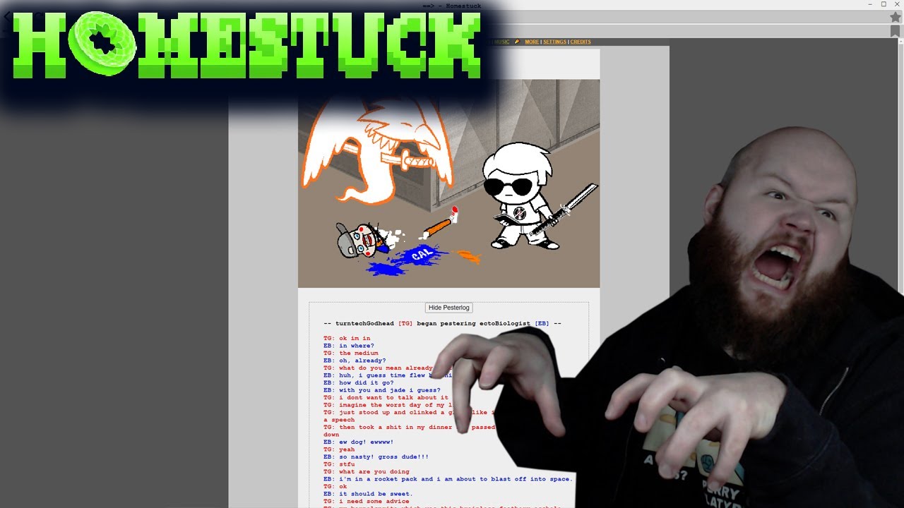 REVERSE (Reading Homestuck, Part 7) - YouTube