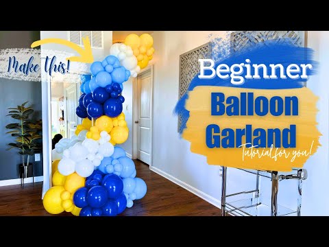 Beginners How To: Wide Organic Balloon Garland - Step by Step Tutorial