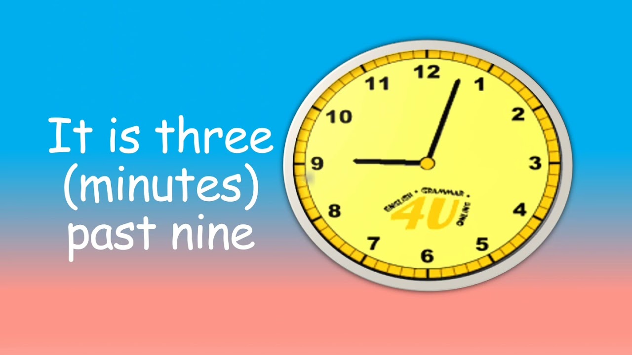 telling time: let's learn about clock - YouTube