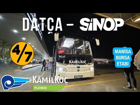 #404 KÂMİL KOÇ & FLIXBUS / DATÇA - SİNOP OTOBÜS YOLCULUĞU 4.BÖLÜM