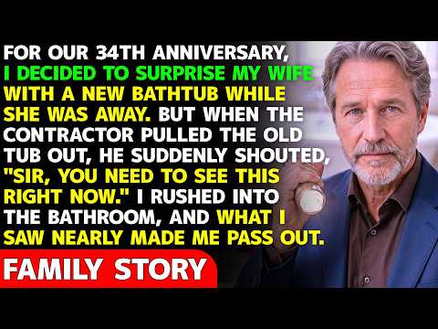 I Replaced Our Bathtub to Surprise My Wife... But What I Found Underneath Made My Blood Run Cold