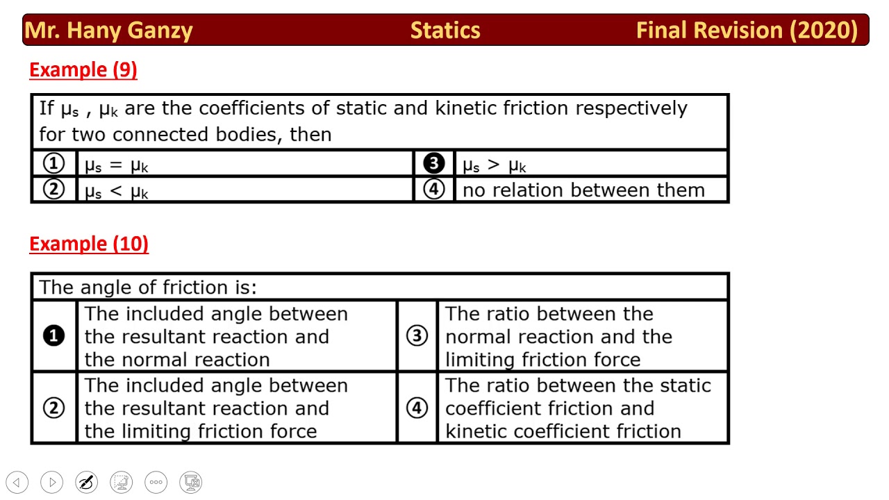 statics final revision for 3rd sec - YouTube