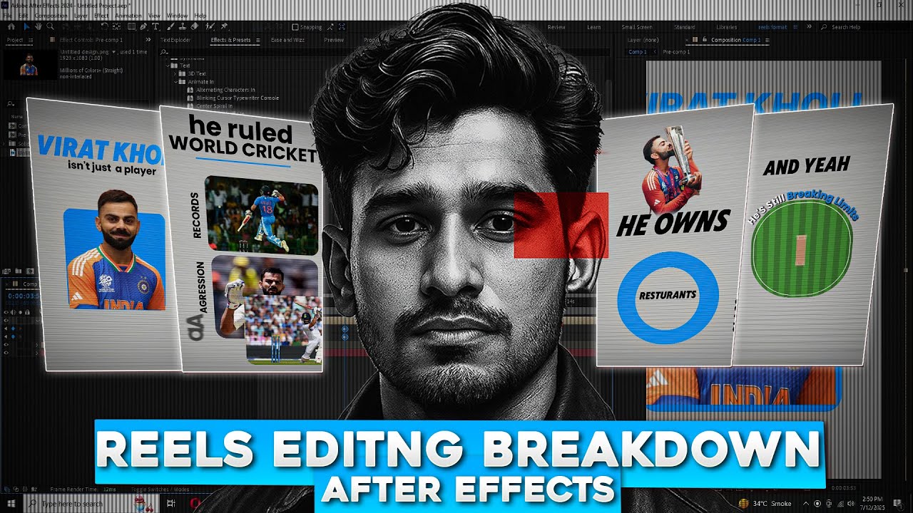 Editing Viral Reels In After Effects | Complete After Effects Reel ...