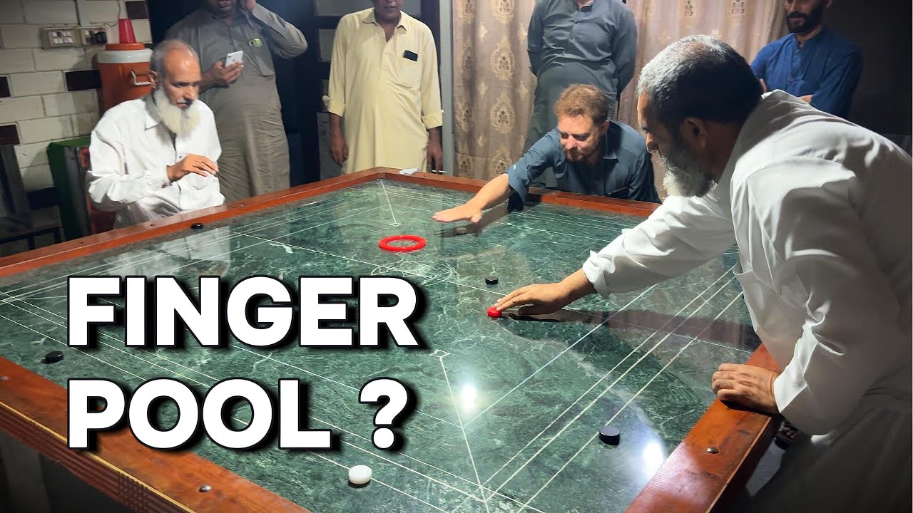 They Play Pool With Their Fingers in Pakistan - YouTube