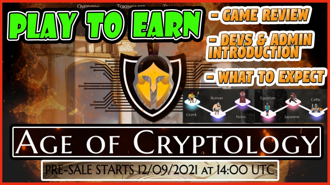 PLAY TO EARN CRYPTO GAME AGE OF CRYPTOLOGY - BEST NFT GAMES ...