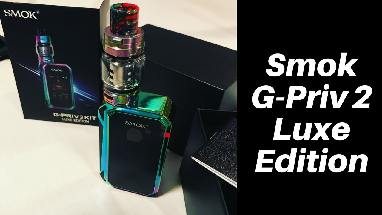 Smok G-Priv 2 230w Review | Smok G-Priv 2 Luxe Edition Rainbow - YouTube