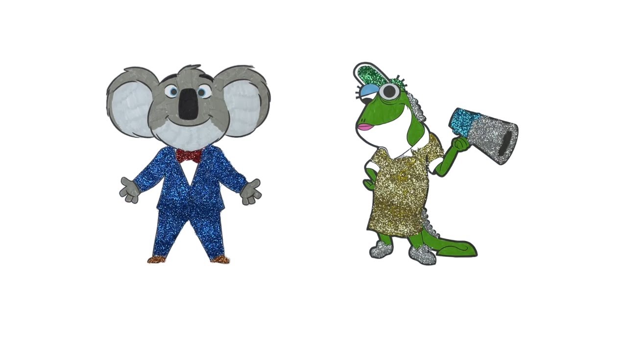 Coloring for children/ SING/ Buster Moon and Miss Crawly/ Colorama ...