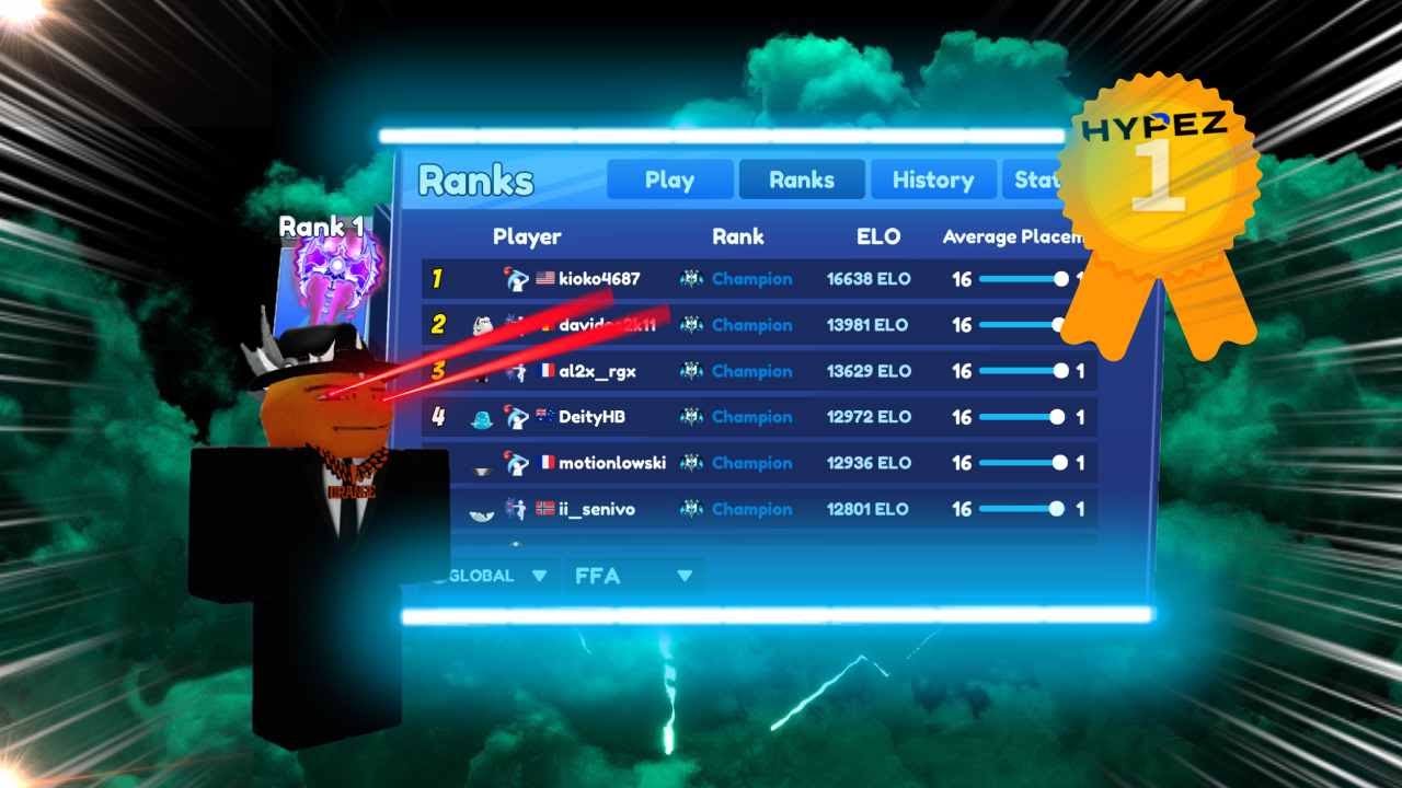 THE REAL Best Ranked Player----Blade Ball - YouTube