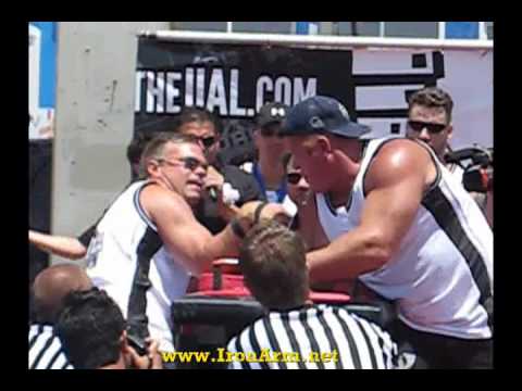 [팔씨름] 존 블젱크 vs 제리 캐도렛 1/3 ┃ [Armwrestling] John Brzenk VS. Jerry ...