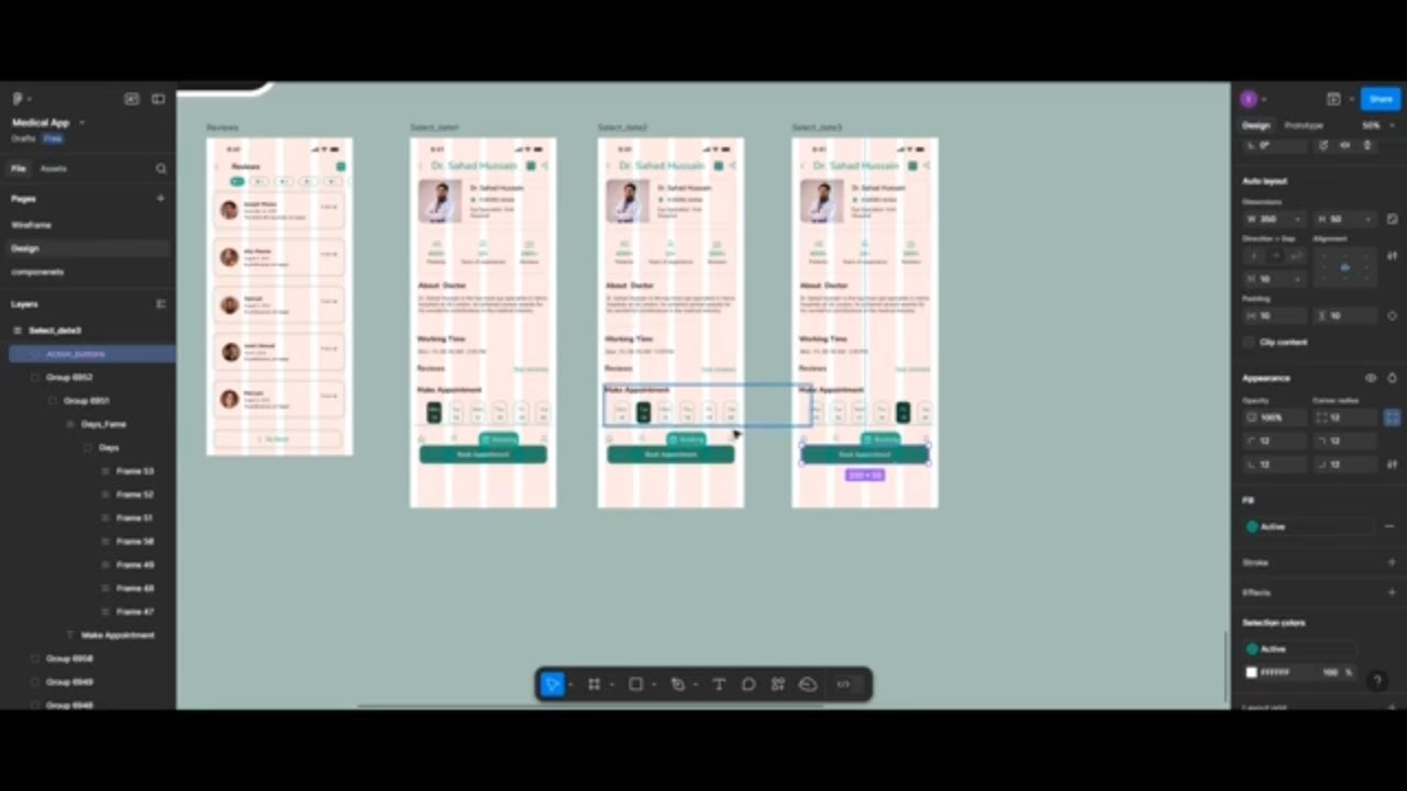 28: Date Selection State | Figma Tips & UI Patterns - YouTube