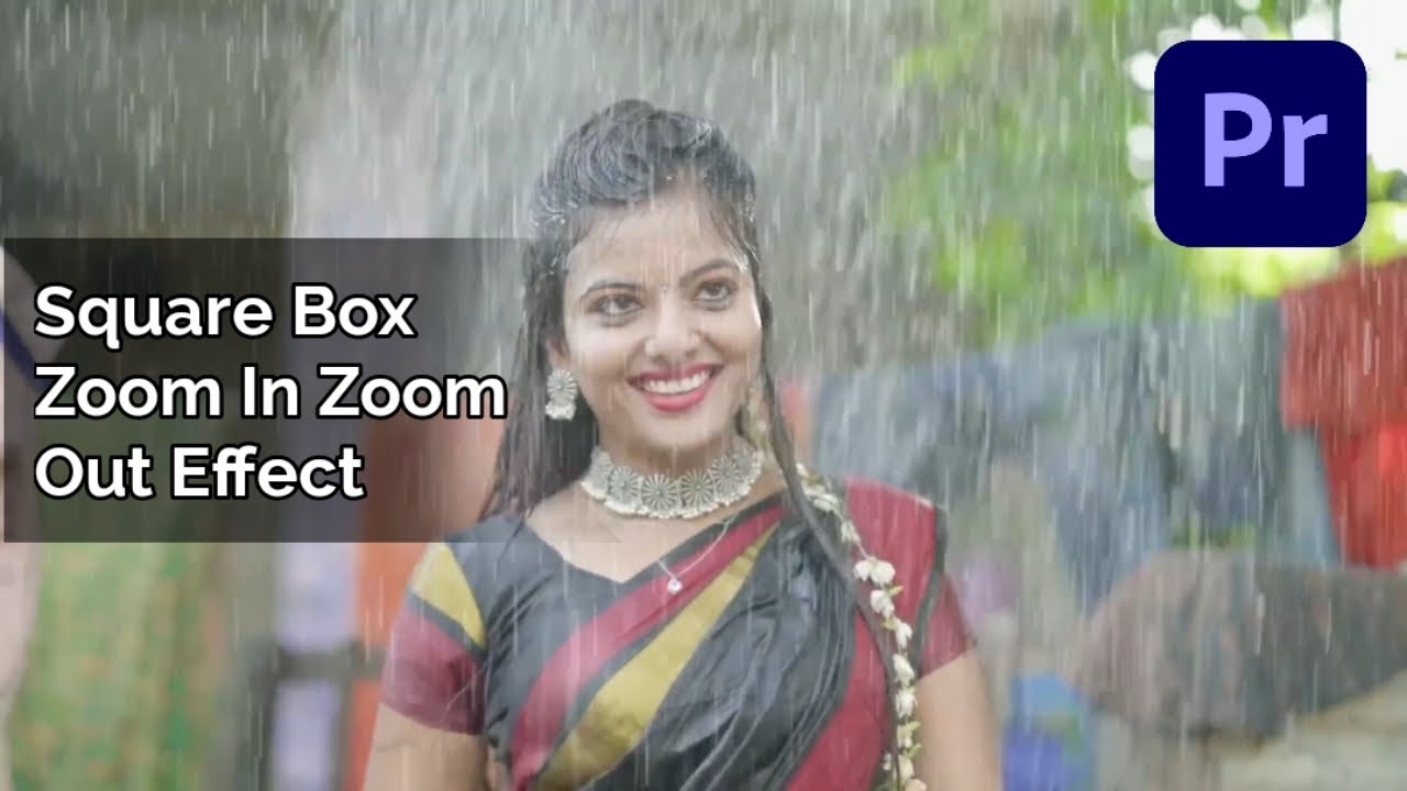 Square box zoom In Zoom out effect Premiere Pro - YouTube