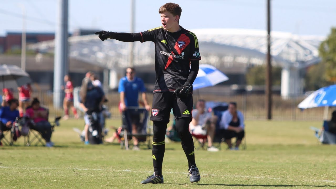Zach Wells FC Dallas U16 MLS Next GK Saves First half of the season ...