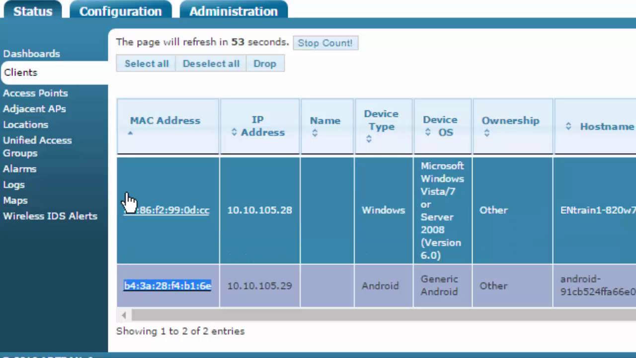 ADTRAN Bluesocket - vWLAN Quarantine a User - YouTube