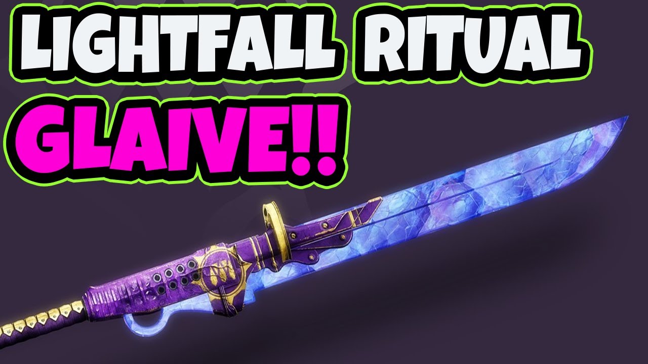 Glaives are the real CHAD weapon XD Ecliptic Distaff review - YouTube