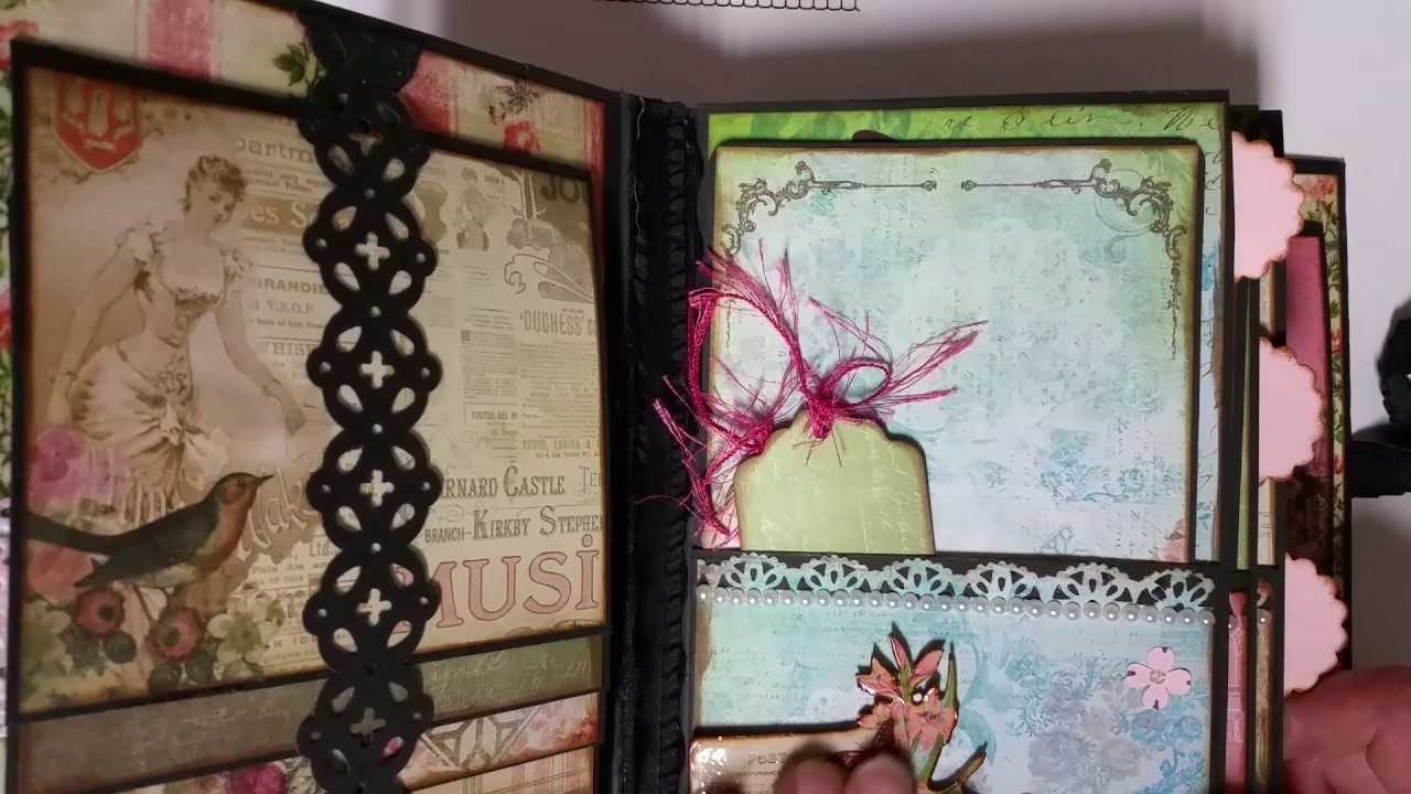 5"×7" Mini album project share, basic beginner album - YouTube