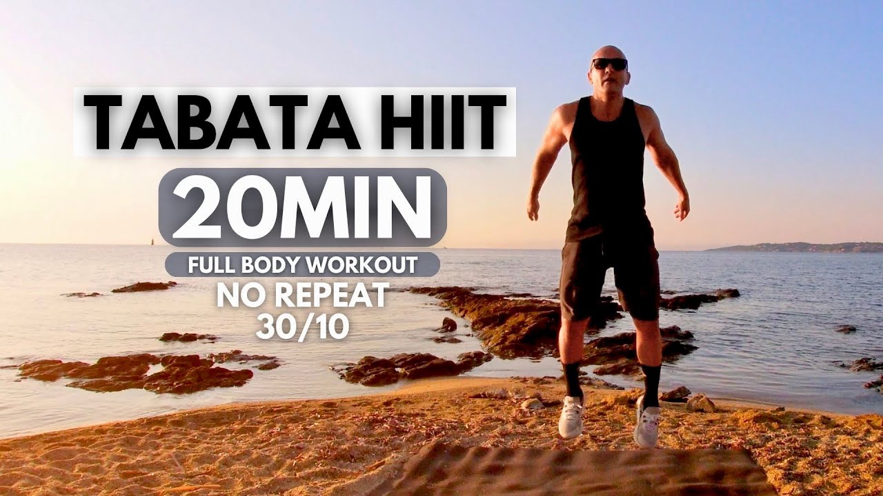 Tabata HIIT 20Min Workout / NO REPEAT / Tabata 30/10 / Full Body ...