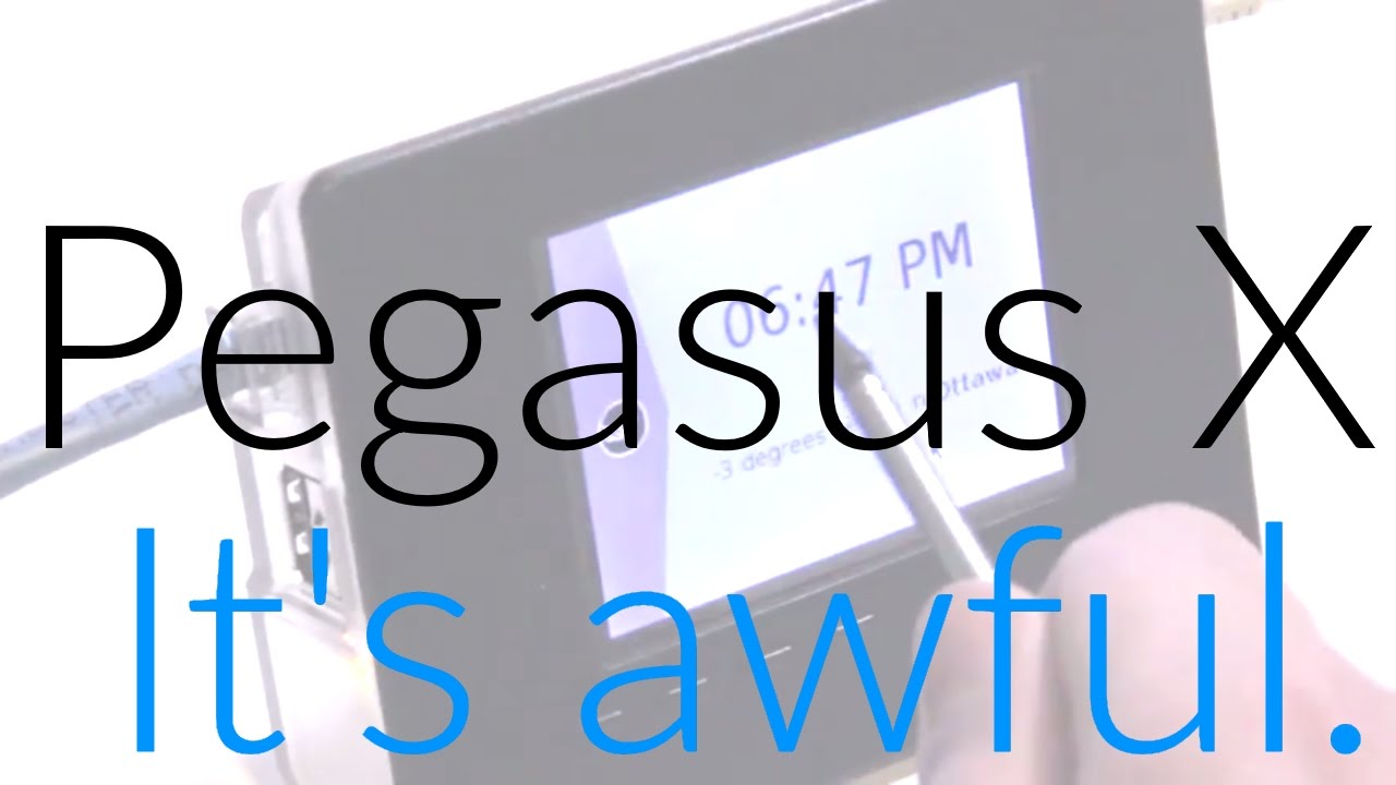 Pegasus X - It's The Worst Computer Ever Made, and I Made It - YouTube