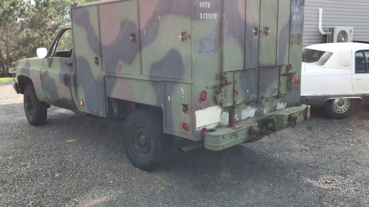 1986 Chevrolet CUCV Contact Maintenance Truck - 6.2L Detroit Diesel 4x4 ...