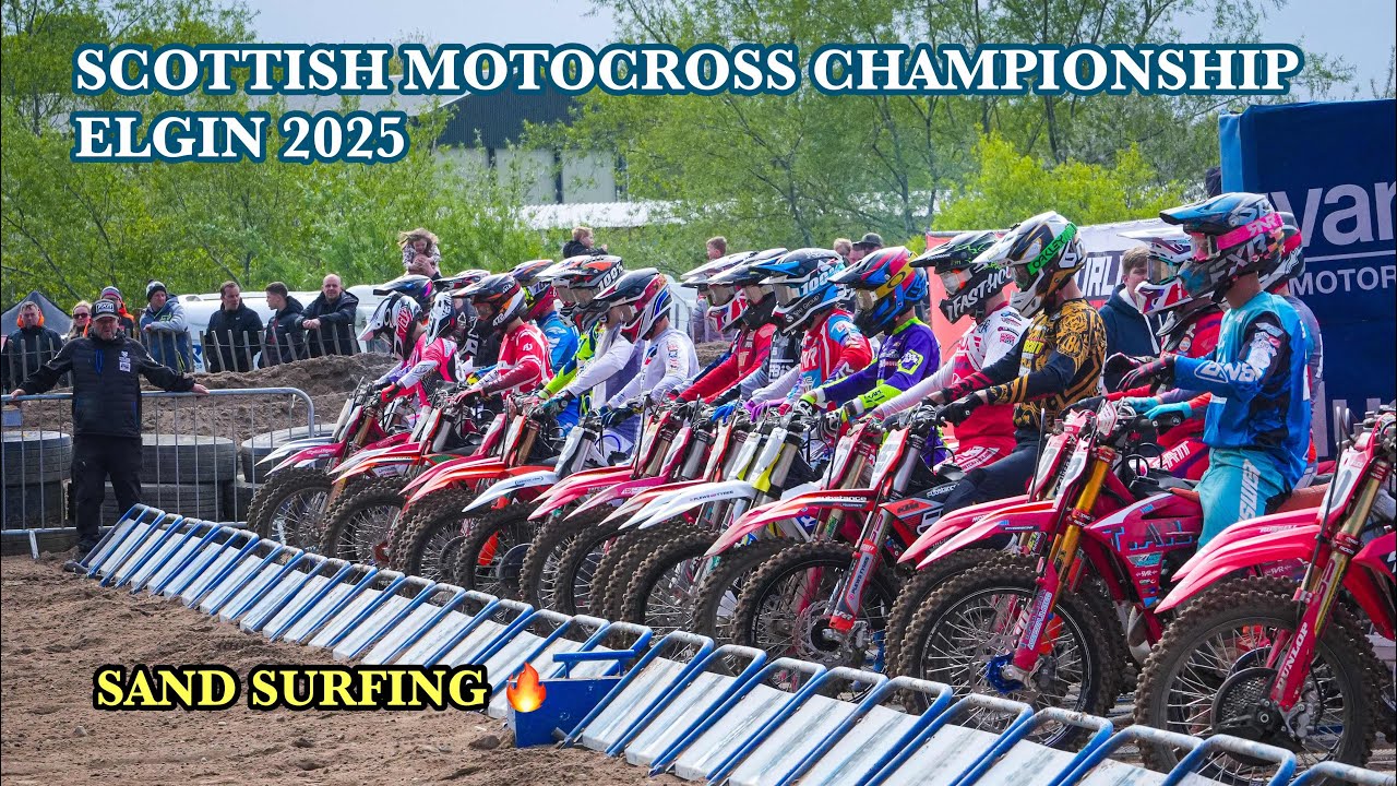 Scottish Motocross 2025 Elgin MX1 & MX2 Race | Conrad Mewes, Brad Todd ...